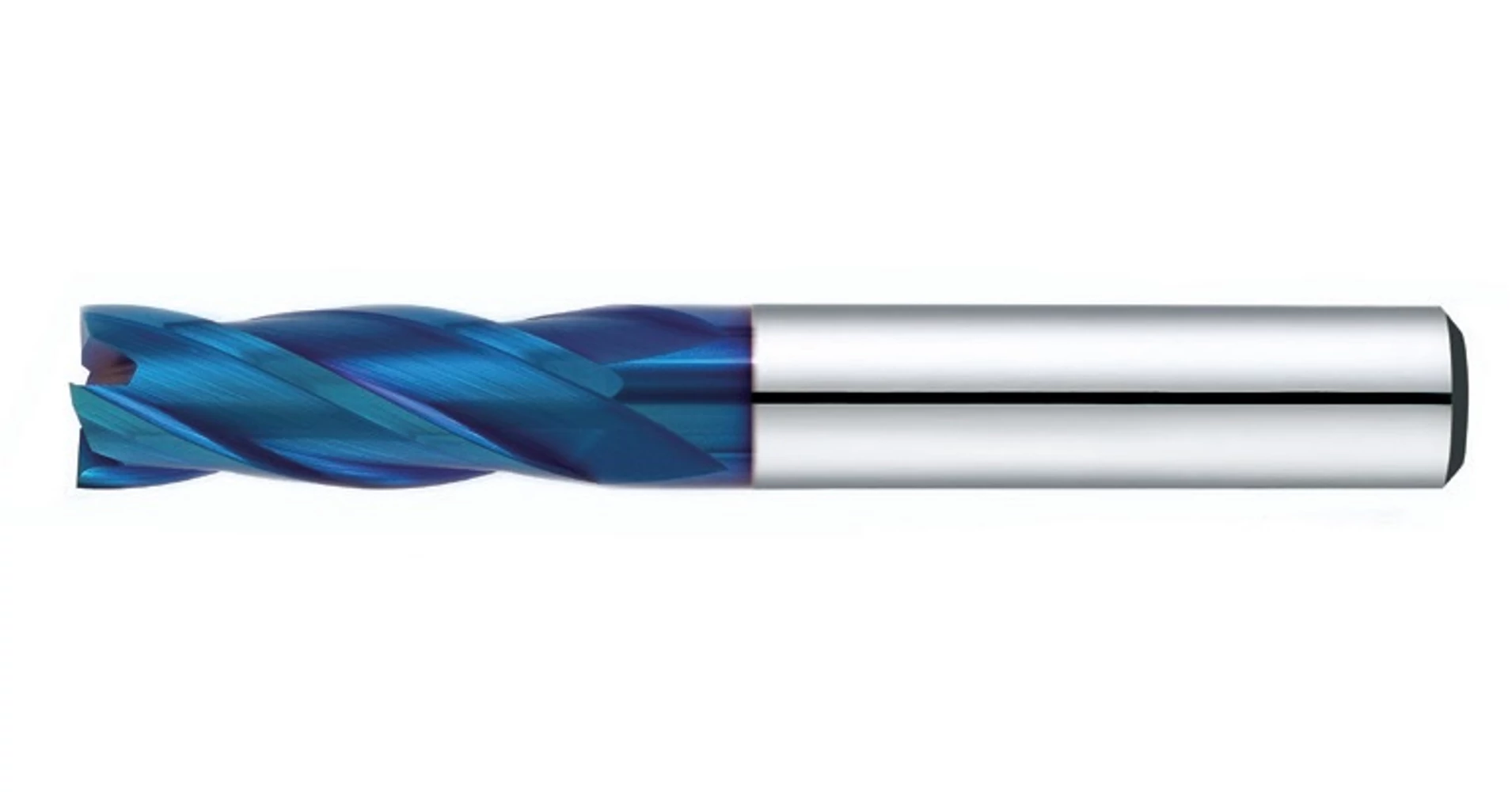 8mm l30 L100 square type 4 flutes endmill up to 65HRC - HSMNT - 4RLE ...